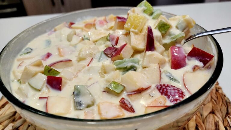 Postre de frutas con crema y lechera: Receta fácil y deliciosa ...