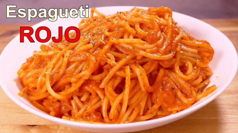 Deliciosa Receta de Spaghetti con Puré de Tomate: Fácil y Rápida ...
