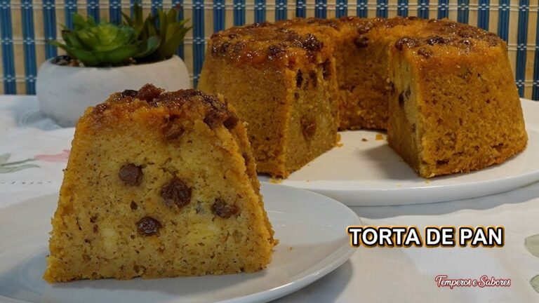 Receta fácil de torta de pan en licuadora | Actualizado marzo 2026