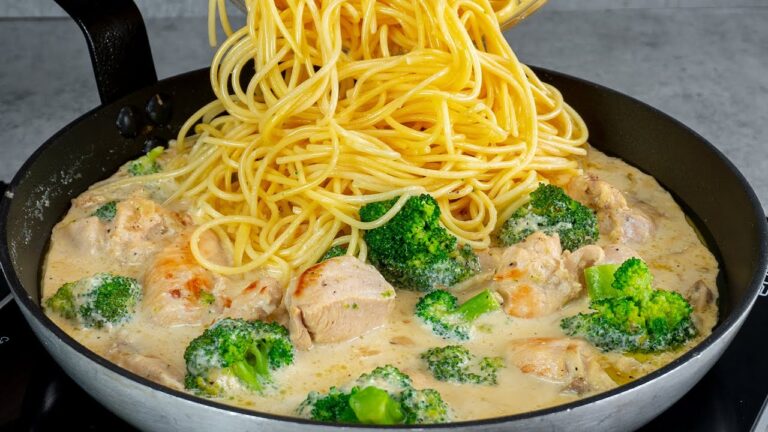 Deliciosa Pasta con Pollo, Verduras y Cremosa Salsa: Receta Fácil y ...