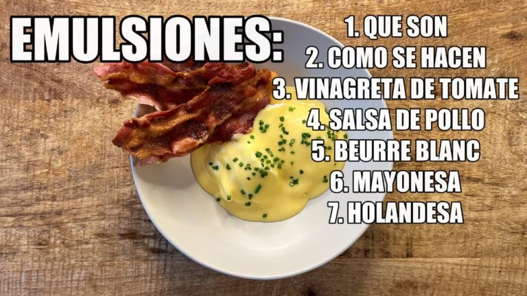 Cómo Preparar una Emulsión Perfecta: Guía Paso a Paso para Cocineros ...