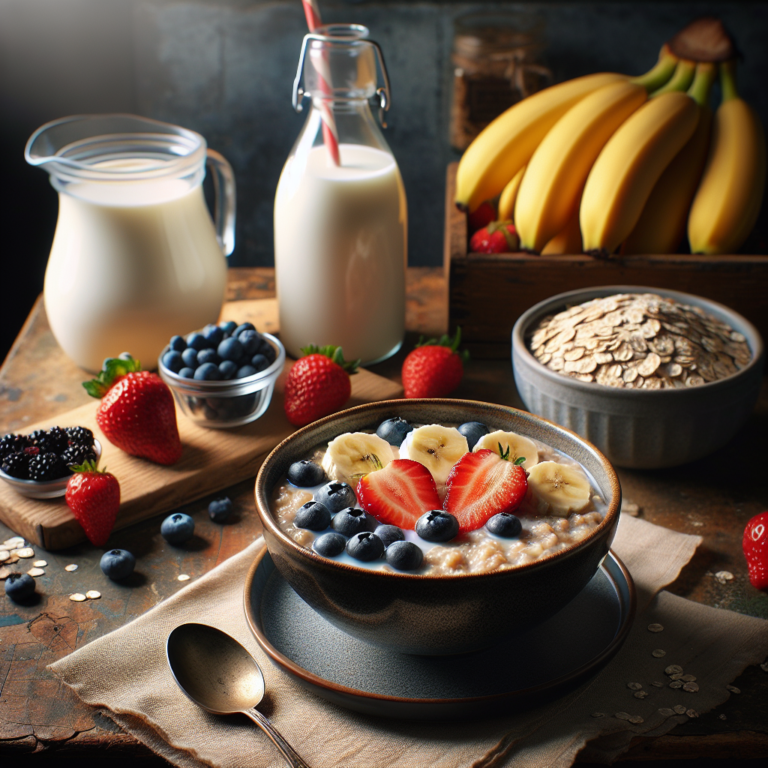Deliciosa Receta de Avena con Leche y Fruta: Energía Saludable para Tu ...
