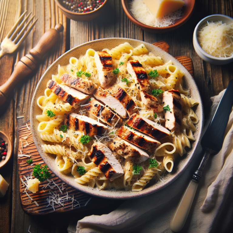Deliciosa Receta de Pollo Pasta Alfredo: ¡Fácil y Rápida de Preparar ...