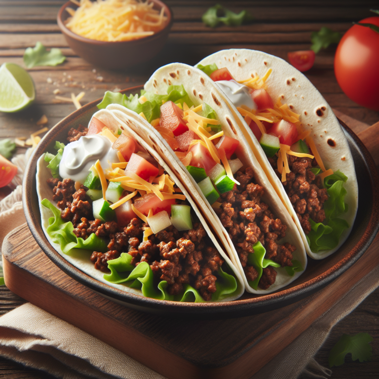 Receta Fácil de Tacos de Carne Molida: ¡Deliciosos y Rápidos de Hacer ...