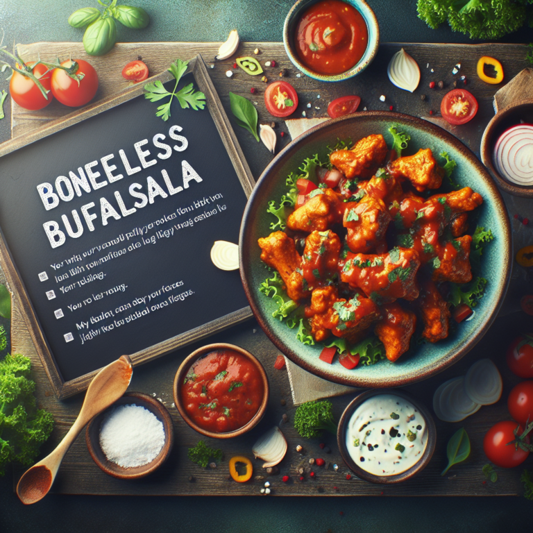 Deliciosos Boneless con Salsa Buffalo: Receta Fácil y Rápida ...