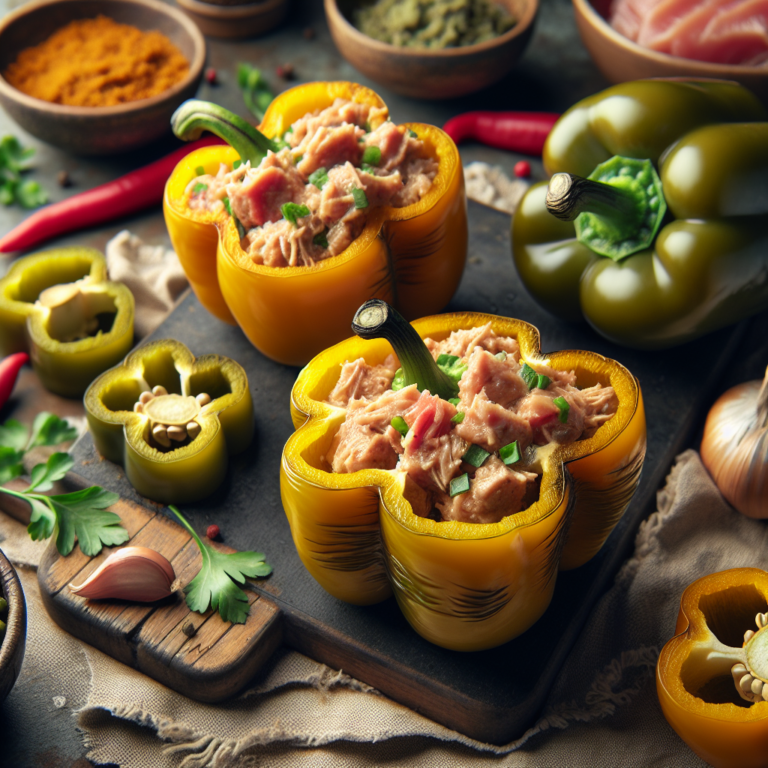Título SEO: "Deliciosos Chiles Cuaresmeños Rellenos de Atún: Receta ...