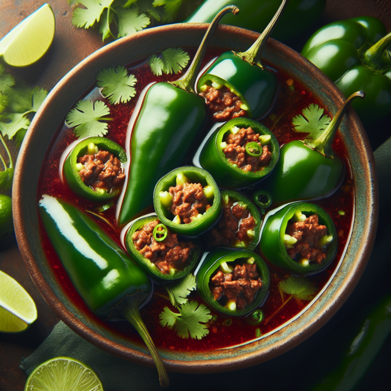 Deliciosos Chiles Rellenos de Picadillo en Caldillo: La Receta Perfecta ...