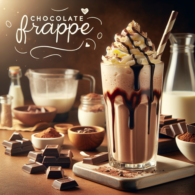 Delicioso Chocolate Frappe: Receta Fácil y Cremosa para Disfrutar en ...