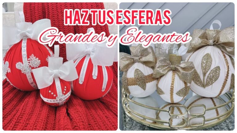Esferas Navideñas Elegantes: Guía Creativa y Sencilla | Actualizado ...