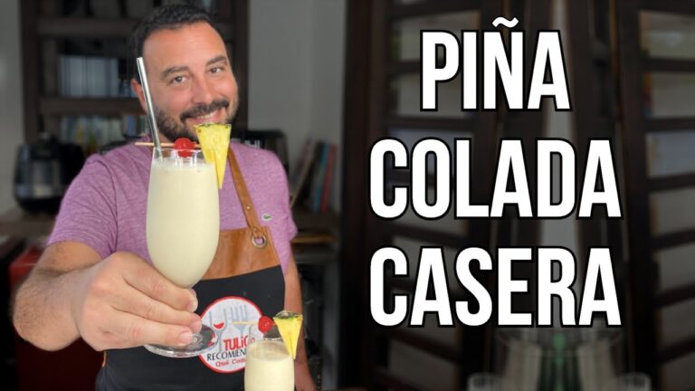 Receta Fácil de Piña Colada Casera: Delicioso Sabor Tropical en tu ...