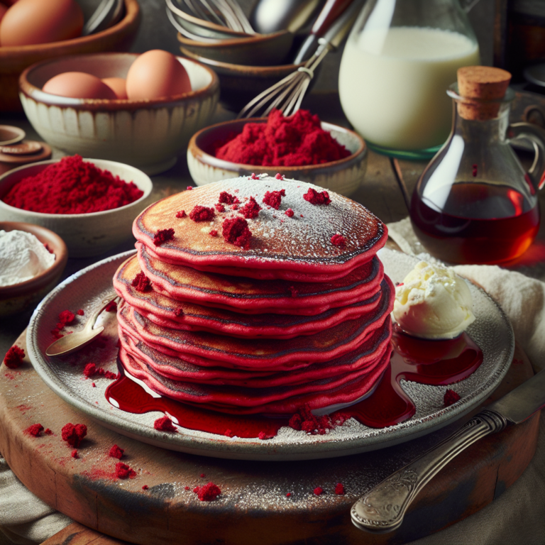 Deliciosos Hot Cakes Red Velvet: La Receta Perfecta para Sorprender en ...
