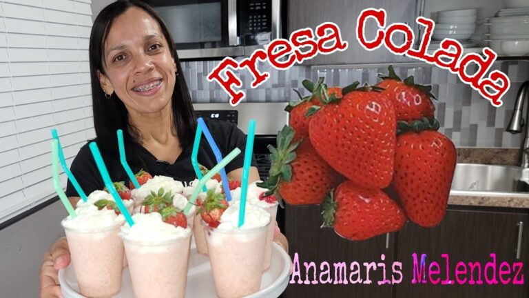 Deliciosa Receta de Fresa Colada: Refresca tu Verano con este Cóctel ...
