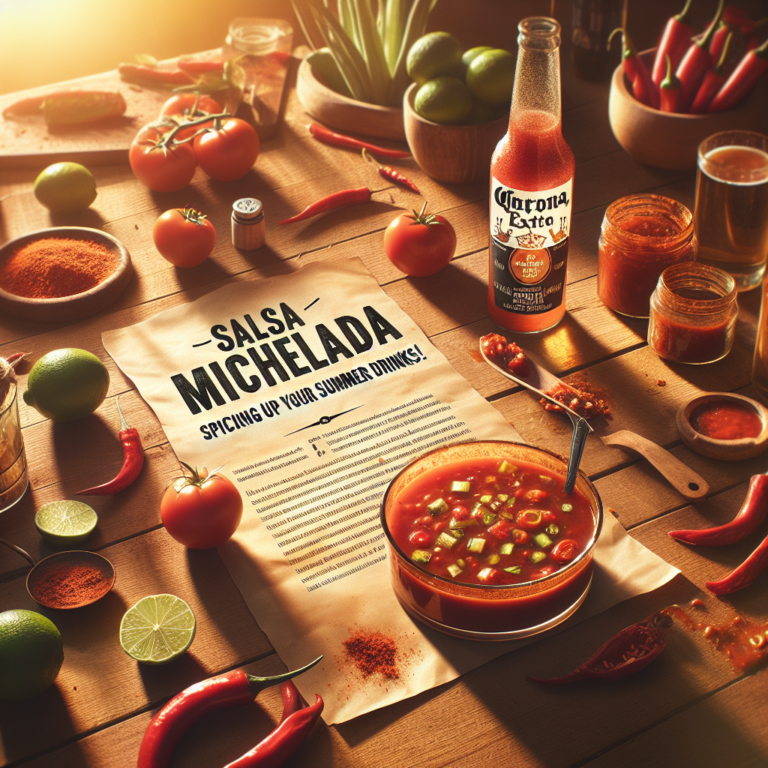 Deliciosa Salsa Michelada: Receta Fácil para Realzar Tus Platillos ...