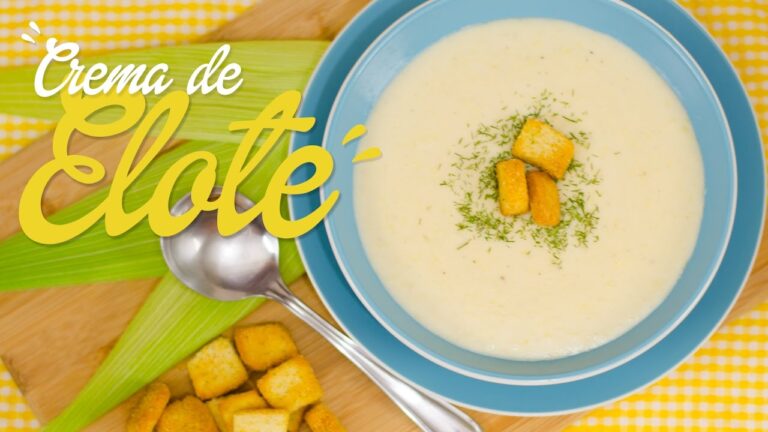 Receta de Crema de Elote Natural: Deliciosa y Fácil de Hacer ...
