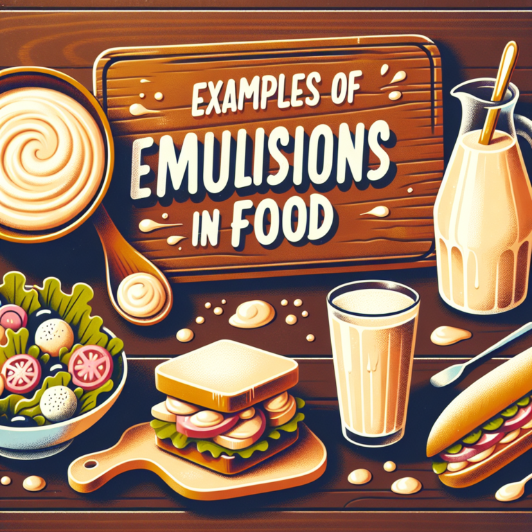 Emulsiones en Alimentos: Ejemplos y Recetas Fáciles para Probar en Casa ...