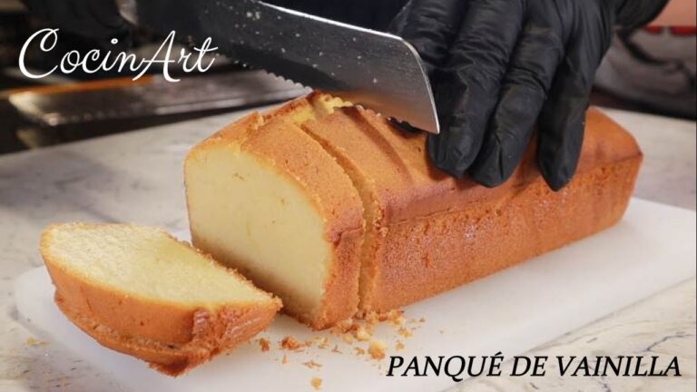 Delicioso Panqué De Vainilla Receta Fácil Y Rápida Para Sorprender A