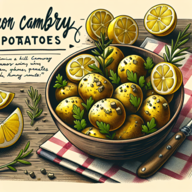 Deliciosas Papas Cambray al Limón: Receta Sencilla y Rápida ...