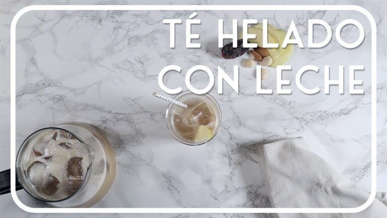 Cómo Hacer Té con Leche Frío: Receta Fácil y Refrescante | Actualizado ...