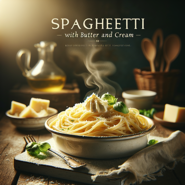 Deliciosos Spaghetti con Mantequilla y Crema: Receta Fácil y Rápida ...