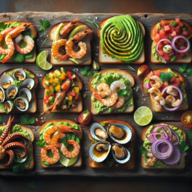 Deliciosas Tostadas para Mariscos: Receta Fácil y Saludable ...