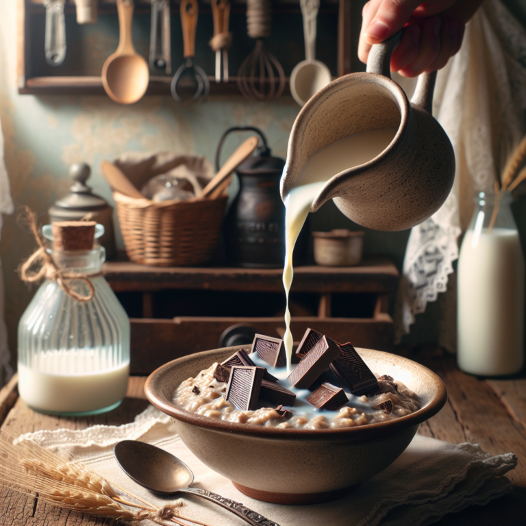 Deliciosa Receta de Avena con Chocolate y Leche: Desayuno Saludable y ...