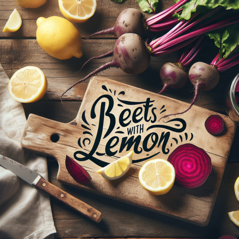 Deliciosa Receta de Betabel con Limón: Frescura y Sabor en Cada Bocado ...