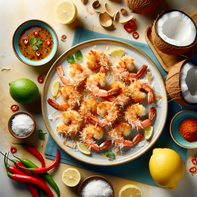 Deliciosos Camarones al Coco Gourmet: Receta Fácil y Elegante ...