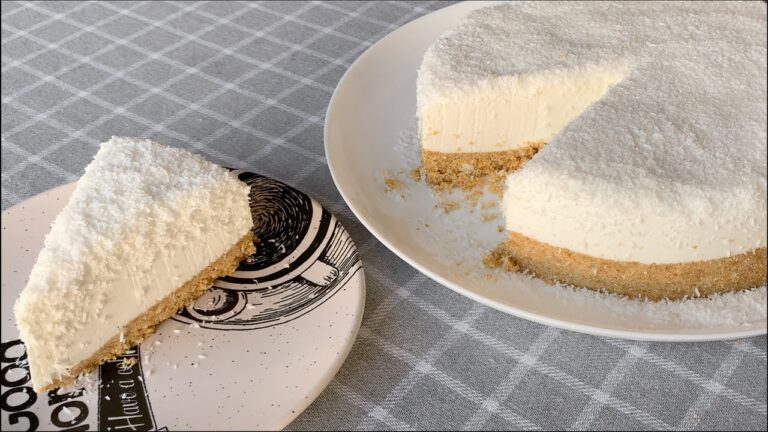 Deliciosa Receta de Cheesecake de Coco: Tu Postre Tropical Favorito ...
