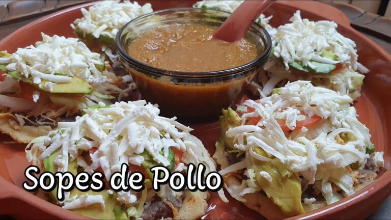 Deliciosa Receta de Sopes de Pollo: Aprende a Prepararlos Fácilmente ...