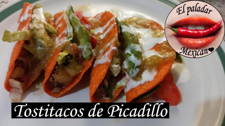 Deliciosos Tostitacos de Picadillo: Receta Fácil y Rápida | Actualizado ...