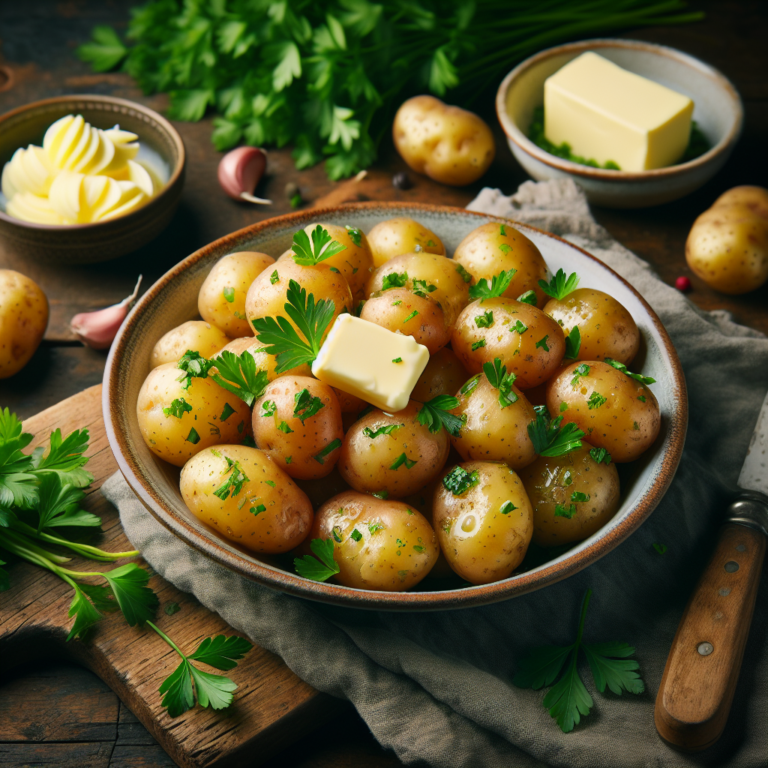 Deliciosas Papas Cambray con Mantequilla y Perejil: Receta Fácil y ...