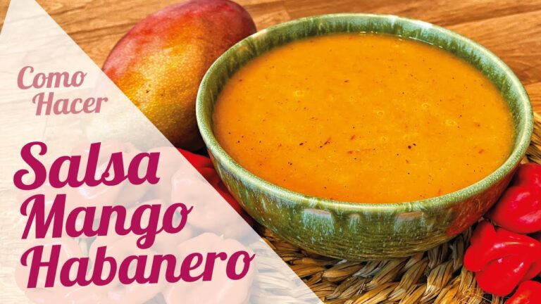 Delicioso Aderezo de Mango con Habanero: Perfecto para Tus Ensaladas y ...