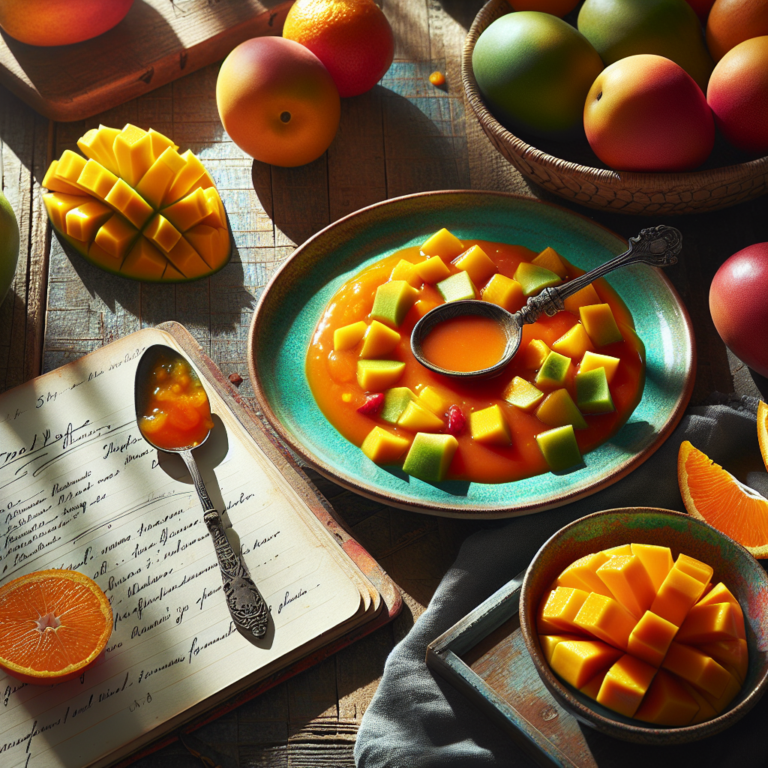 Deliciosa Salsa de Mango y Naranja: Perfecta para tus Platos y Postres ...