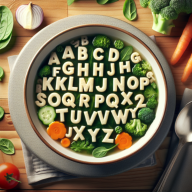 Deliciosa Sopa de Letras de Comidas Saludables: Receta Fácil y ...
