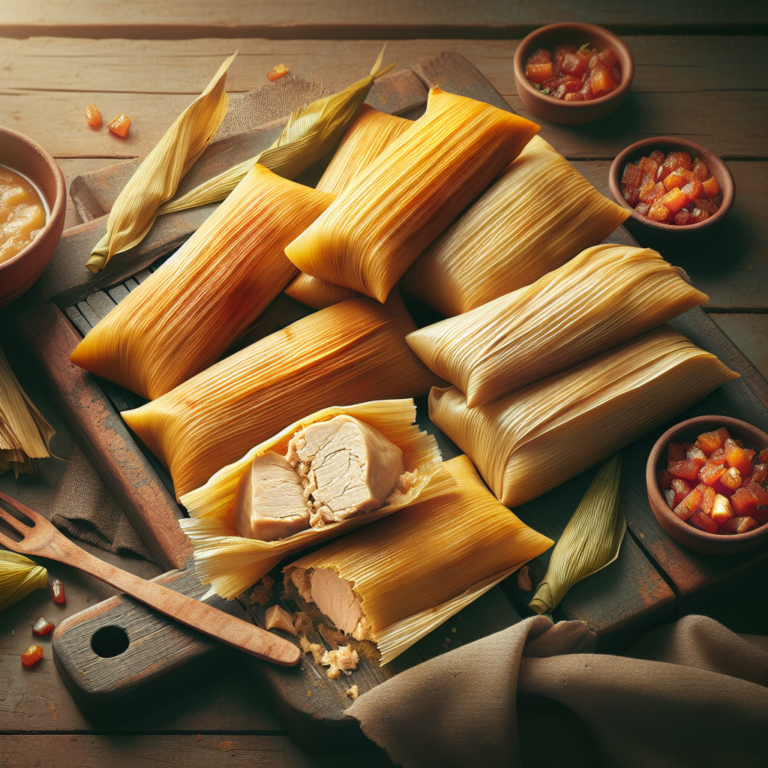 Deliciosos Tamales con Pieza de Pollo: Receta Tradicional Paso a Paso ...