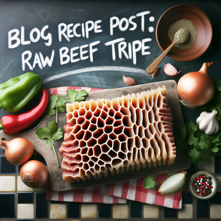 **"Cómo Preparar Tripa de Res Cruda: Receta Tradicional y Sabrosa ...