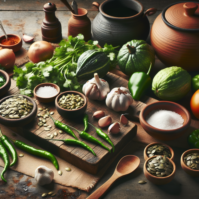 Ingredientes Esenciales para Hacer Mole Verde: Receta Tradicional y ...